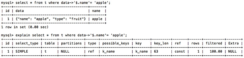 MySQL 5.7的原生JSON数据类型使用介绍 - 技术分享 | 新炬网络